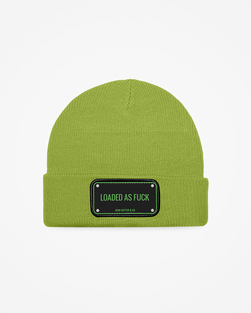 Loaded As Fuck - Rubber Beanie – John Hatter & CO