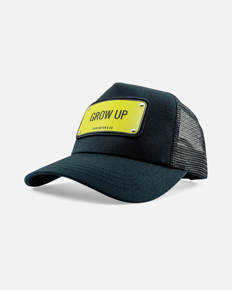 Grow Up Black Kids Cap - Trucker Hat - John Hatter – John Hatter & CO