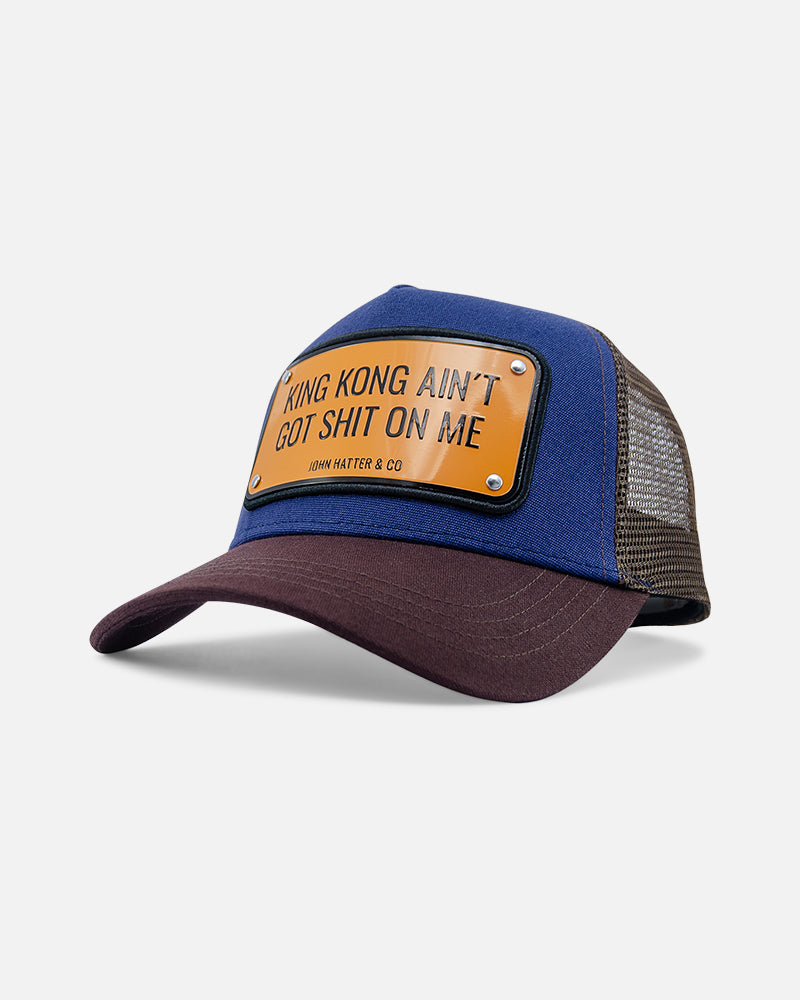 King Kong Ain't Got Shit Blue Cap - Trucker Hat - John Hatter – John ...